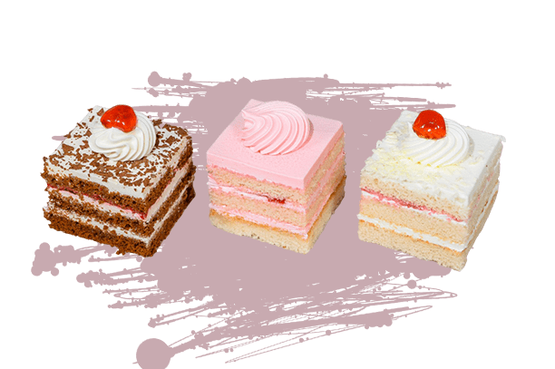 Cake slices - Bake n ' Flake